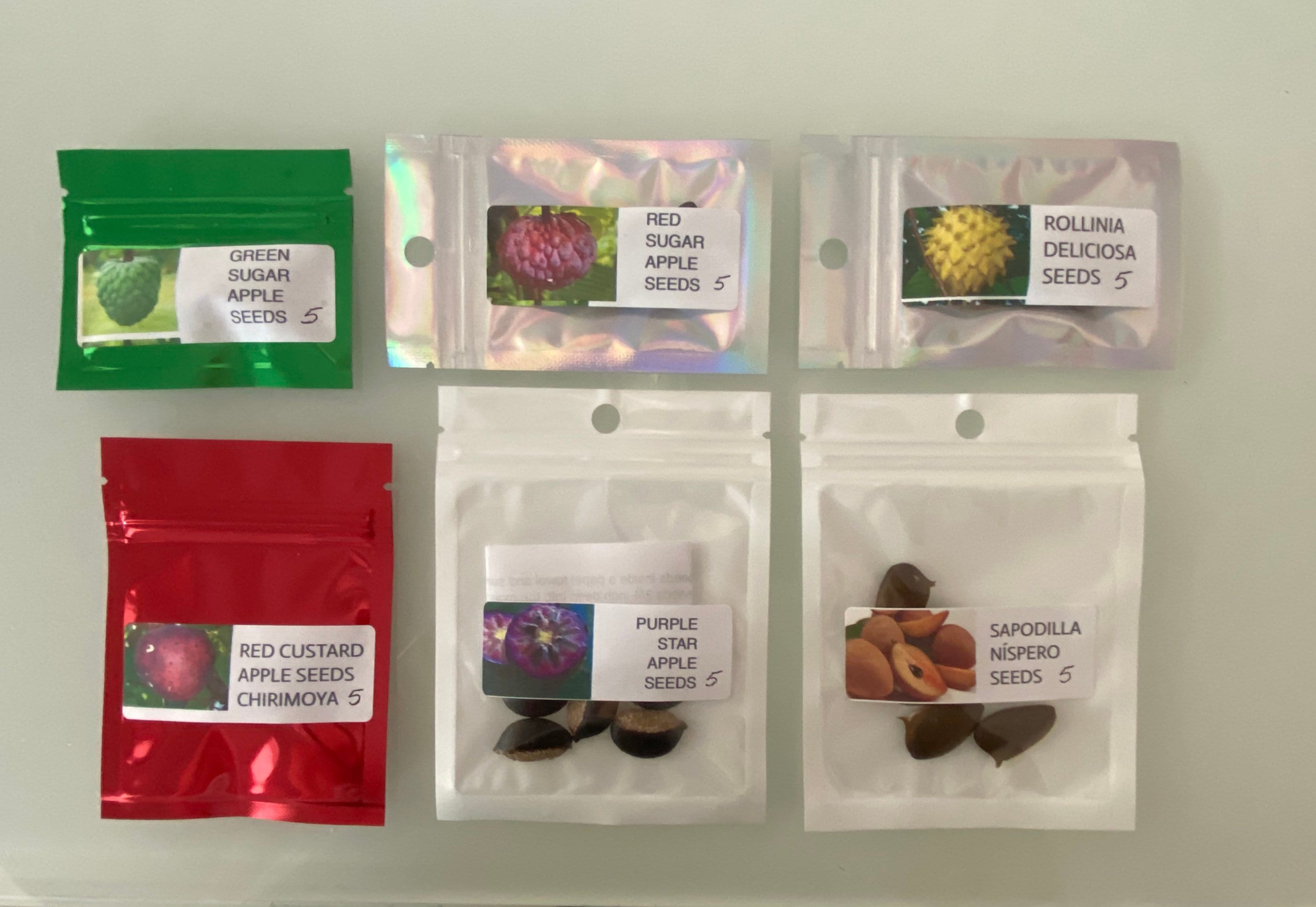 Tropical Exotic Fruits Seeds Mix 5 Each Variety USA SELLER . | Etsy