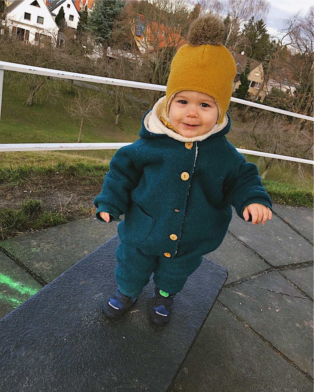 Walk Overall With Cuffs, Walk Overall Made of New Wool, Fully Lined ...