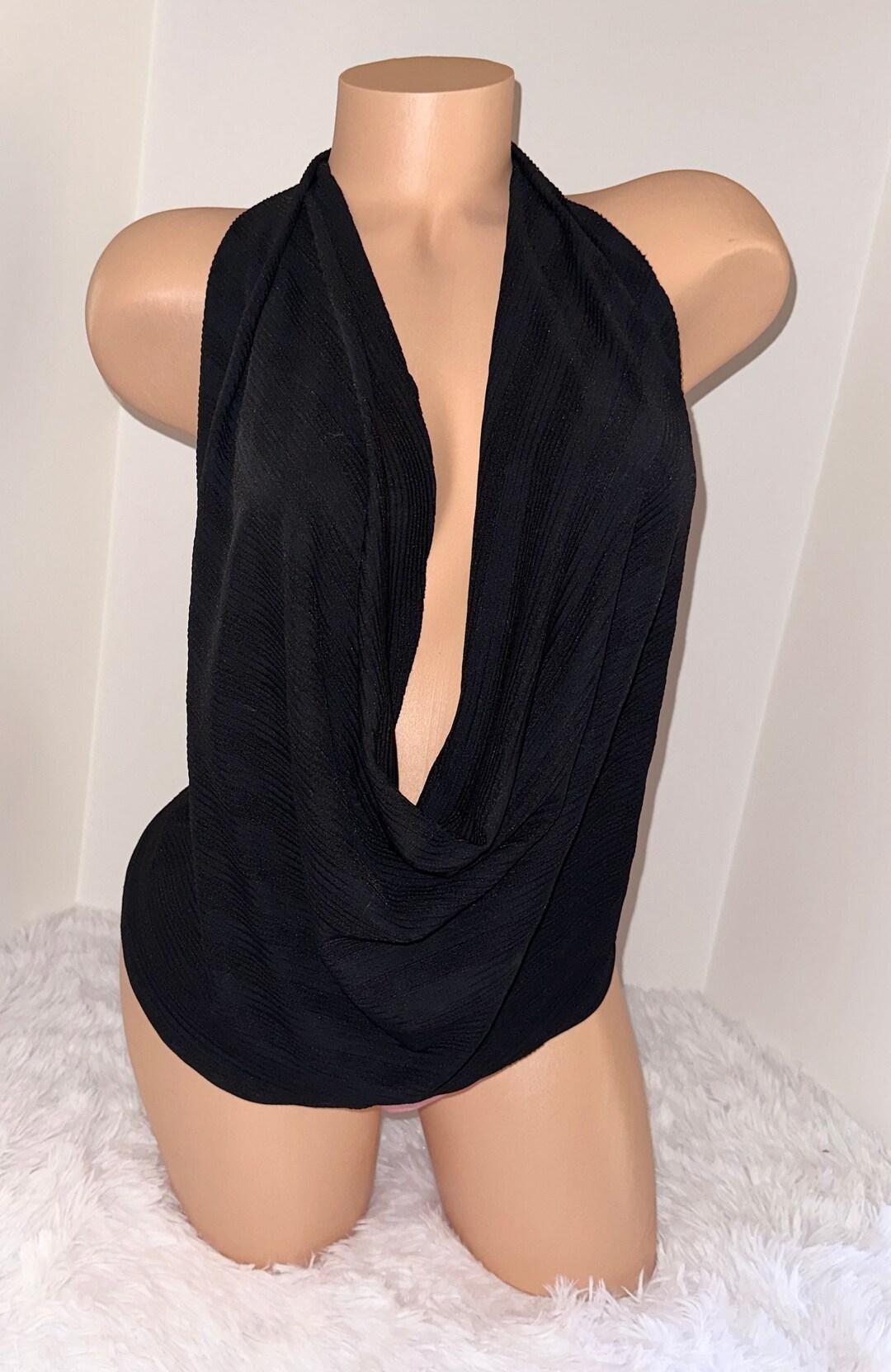 Black Drape Top (E4) - Etsy