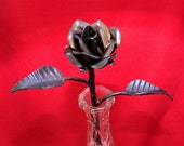 Hand-Forged Steel Roses