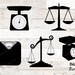 Scale Clipart Scales SVG Scale Silhouette Kitchen Scale - Etsy Canada