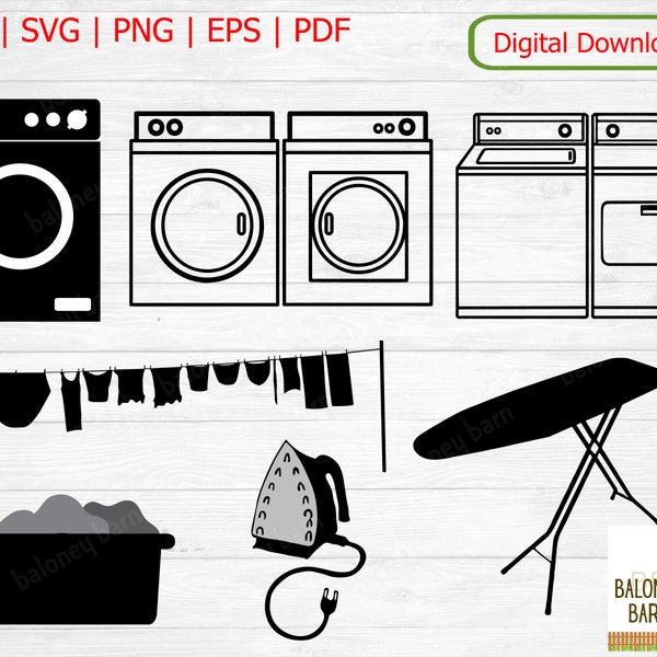 Laundry Svg - Etsy
