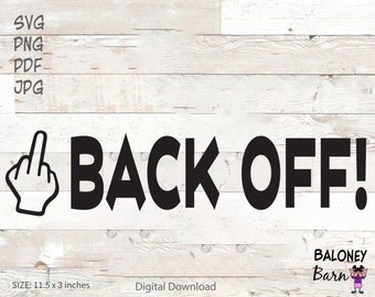 Back off Bumper Humper - Etsy