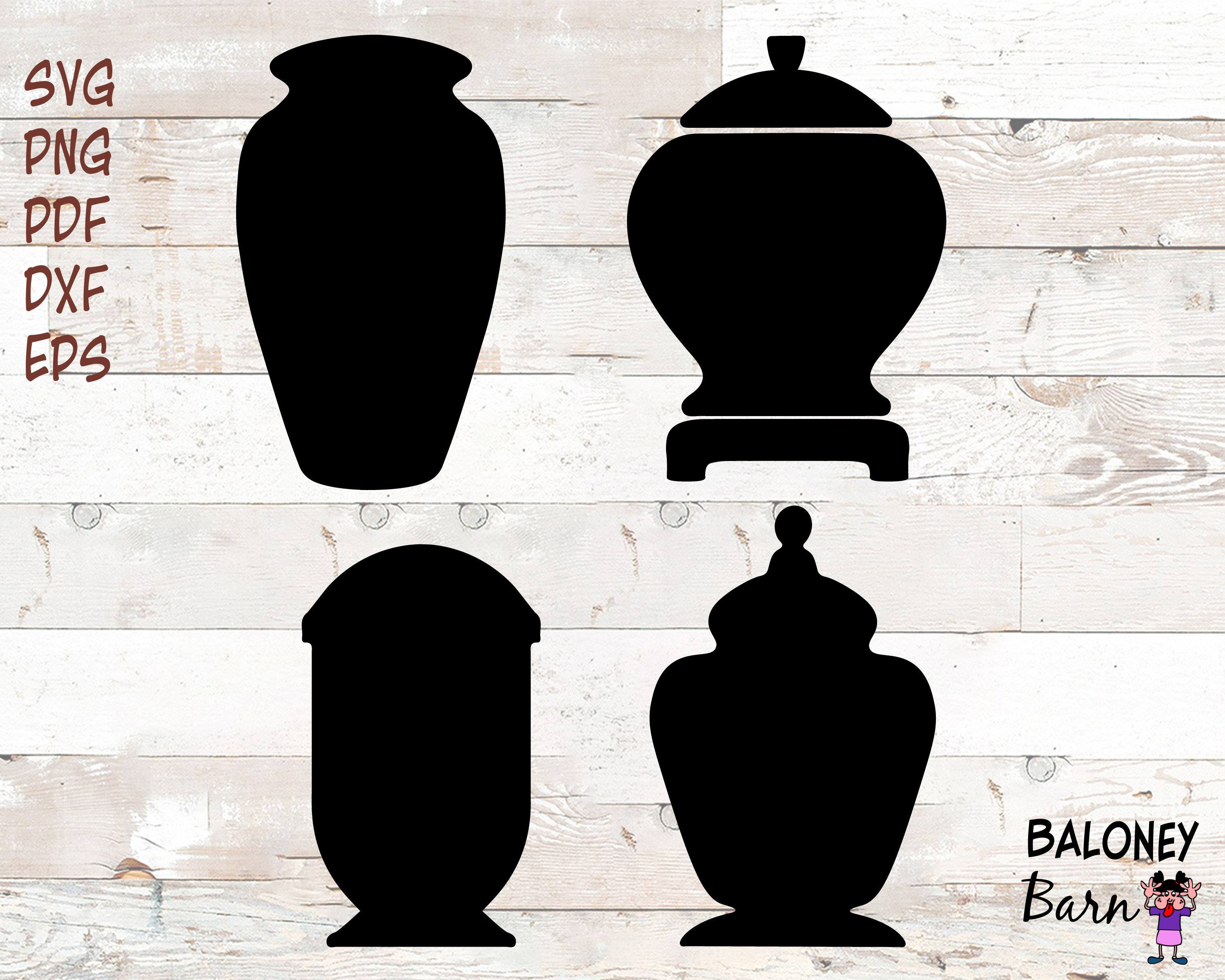 Urn Clipart Urn SVG Urn Silhouette Cremation Jar Cremate - Etsy Canada