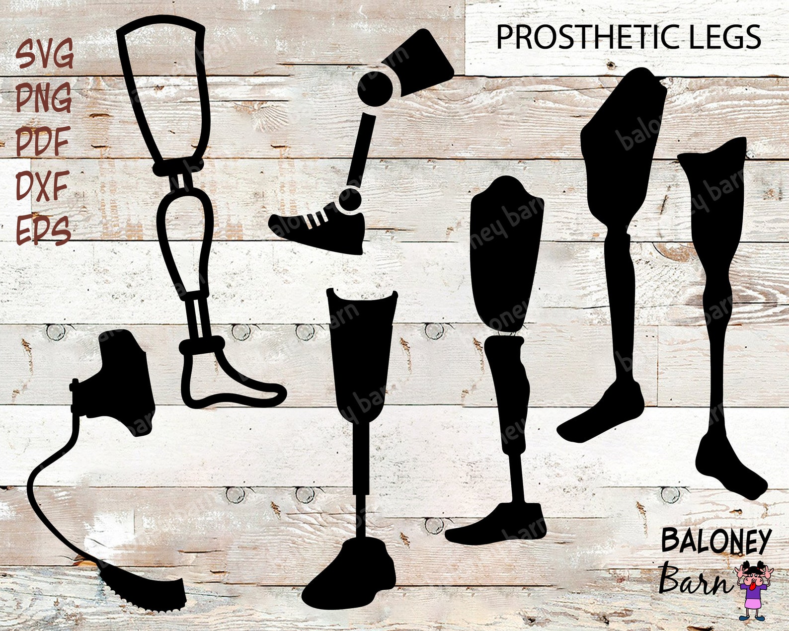 Prosthetic Leg Clipart Artificial Leg SVG Bionic Arm - Etsy Australia
