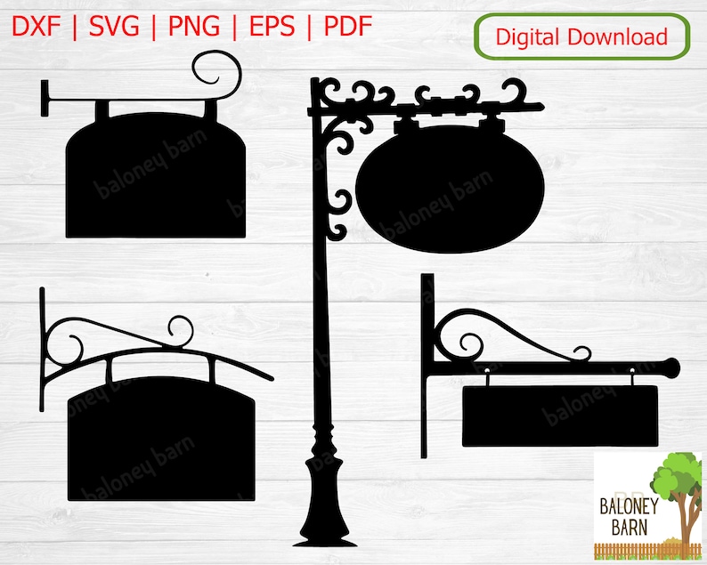Sign Clipart, Sign SVG, Sign Silhouette, Hanging Sign, Bar Zeichen, Pub ...