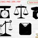 Scale Clipart, Scales SVG, Scale Silhouette, Kitchen Scale, Food Scale ...