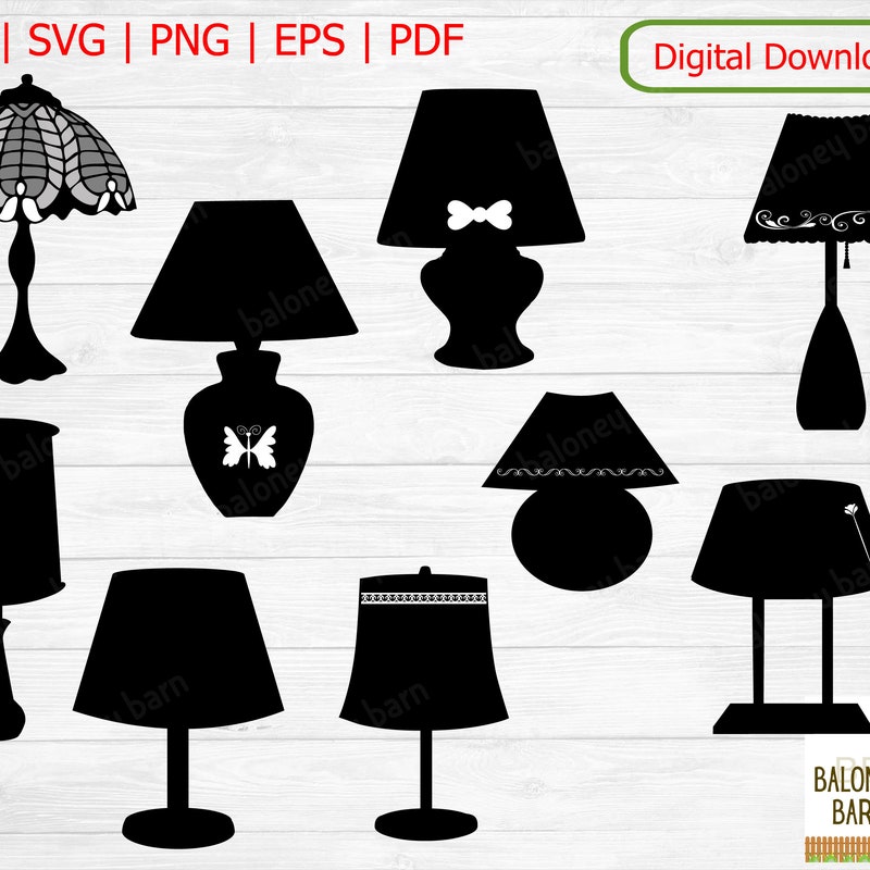 Stenciled Lamp Shade - Etsy