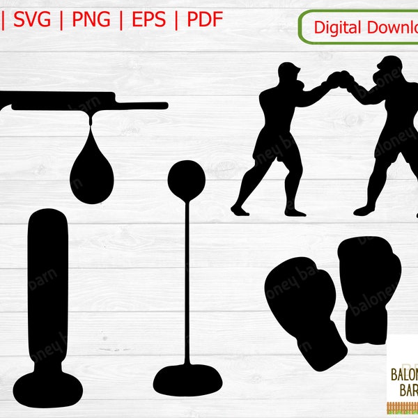 Boxing Bag Svg - Etsy