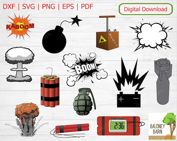 Bomb Exploding Clipart