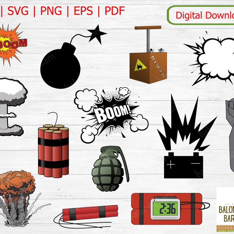 Bomb Svg - Etsy