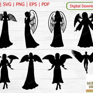 Angel Clipart, Angel SVG, Guardian Angel, Religious Wings, Angels ...