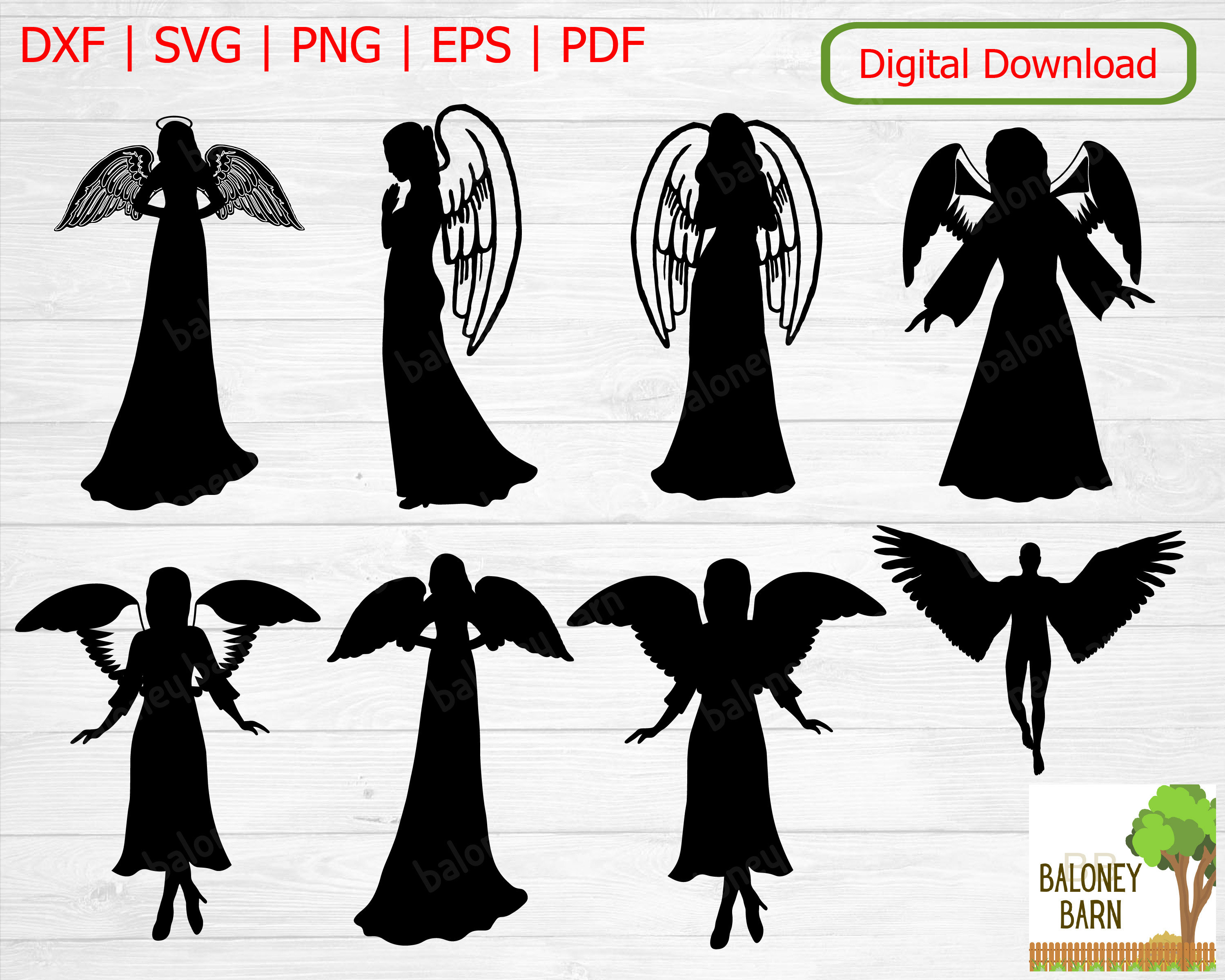 Male Guardian Angel Clipart