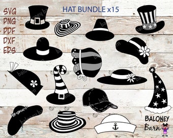 Floppy zonnehoed svg - Etsy Nederland