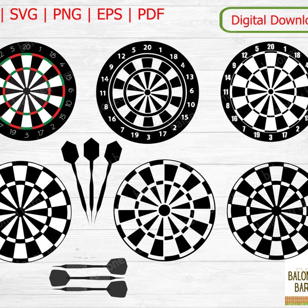 Dart Board Printable - Etsy UK