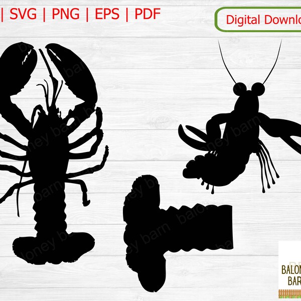 Lobster Svg - Etsy