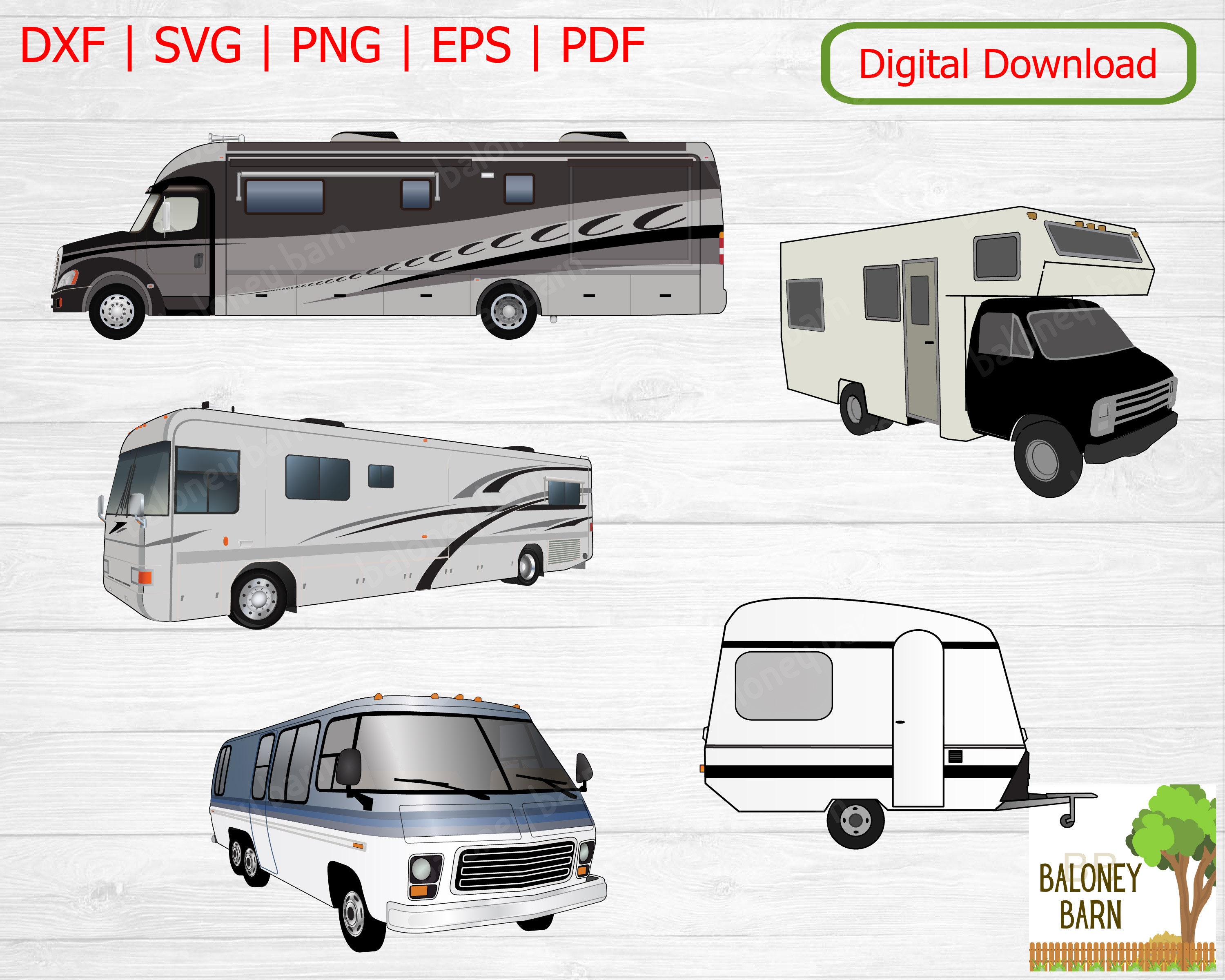 Clipart Of Rvs