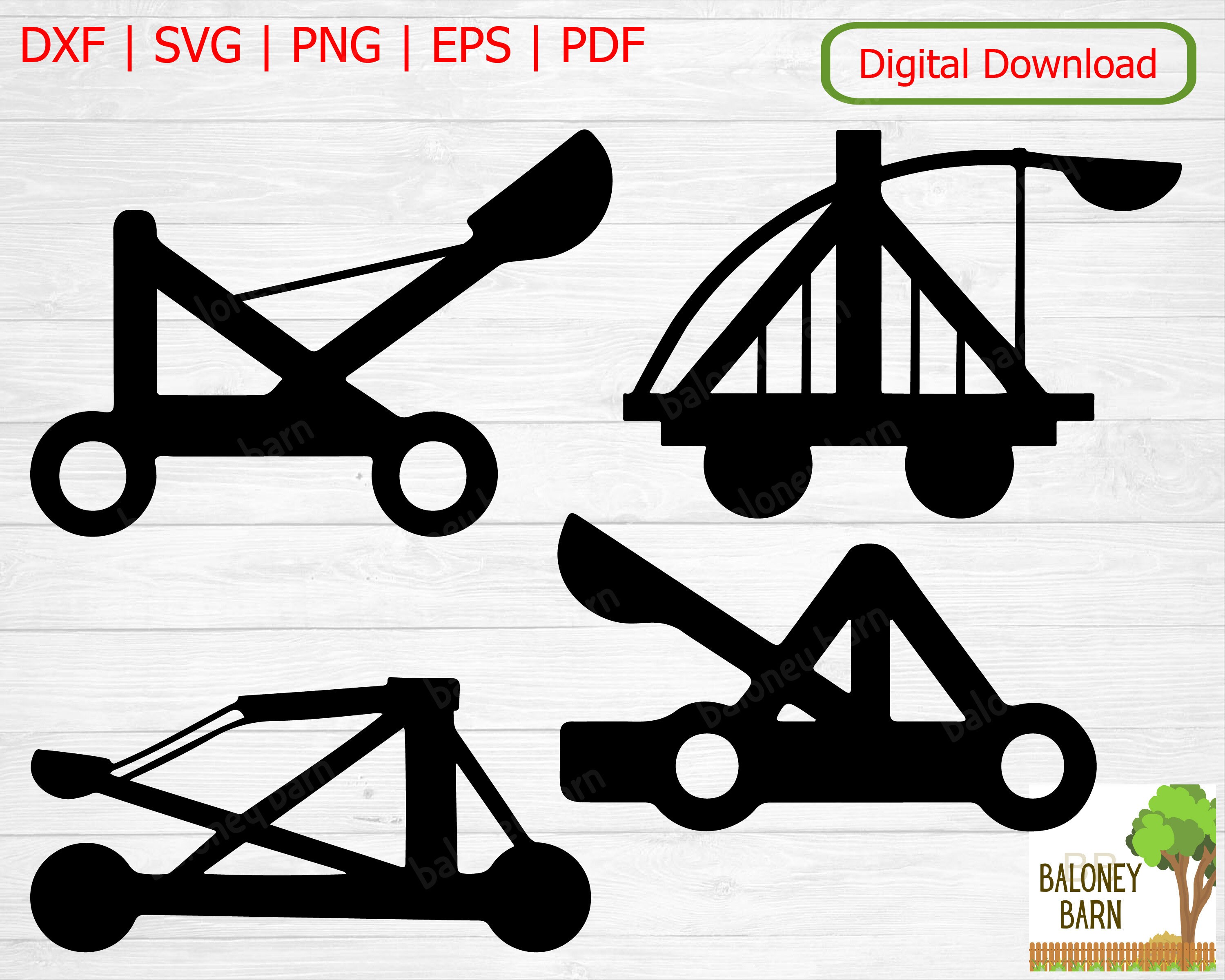 Medieval Catapult Clipart