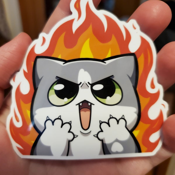 Rage Sticker - Etsy