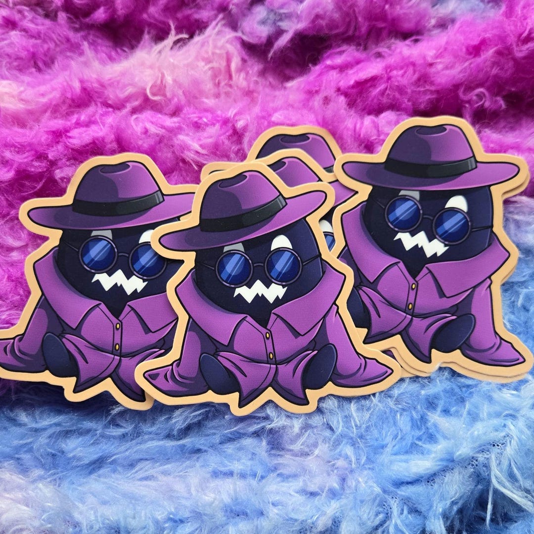 Stardew Valley Krobus Stickers 3in - Etsy
