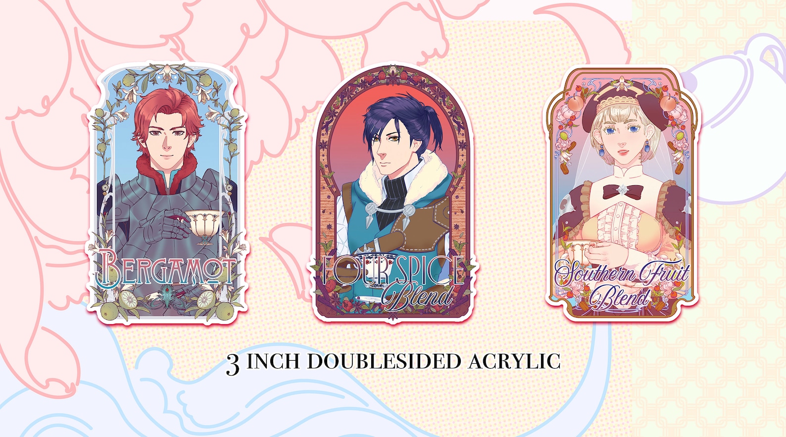 Fire Emblem Three Houses: 3 Tea Label Charms - Etsy