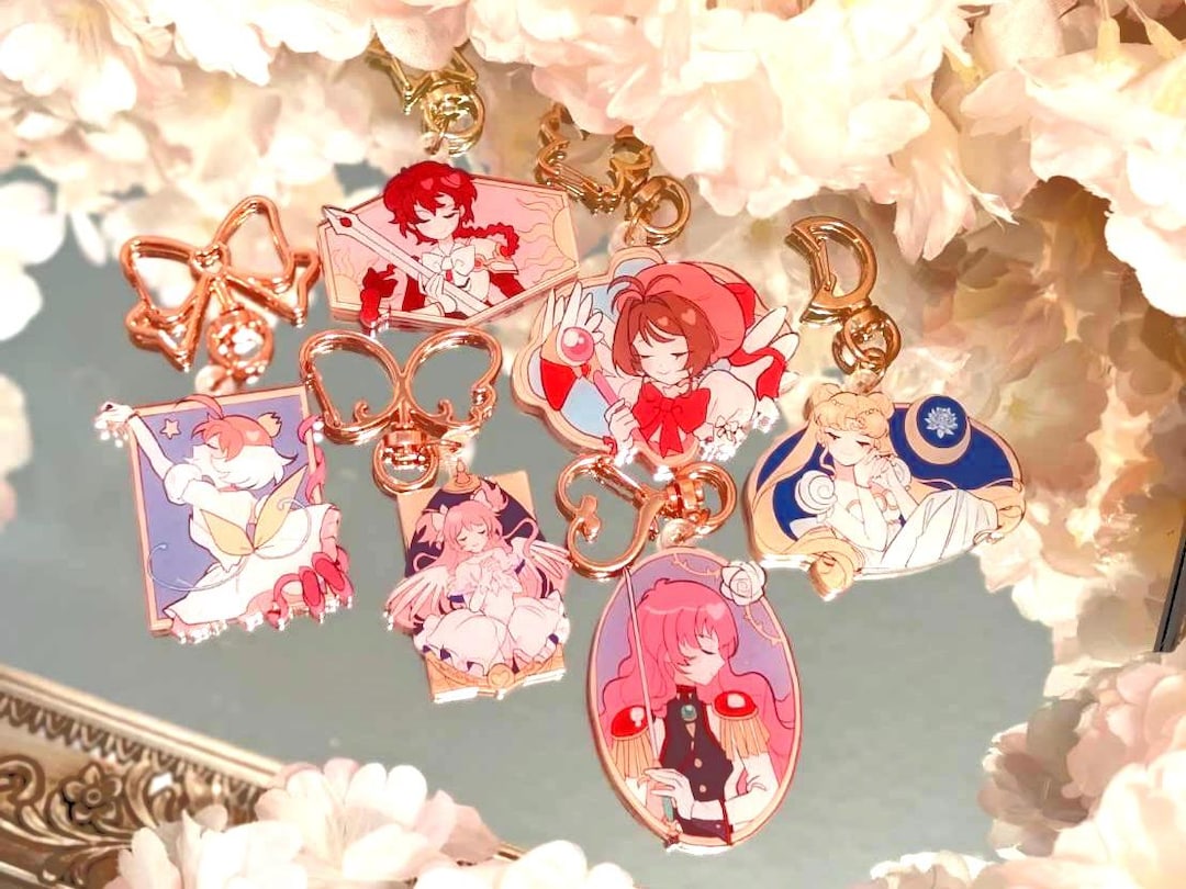 Magical Girl 2” Full Bleed Acylic Charms - Etsy
