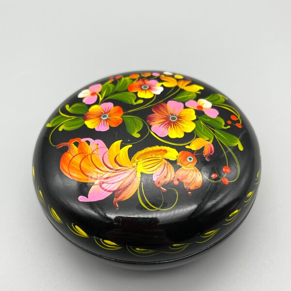 Lacquer Trinket Box - Etsy