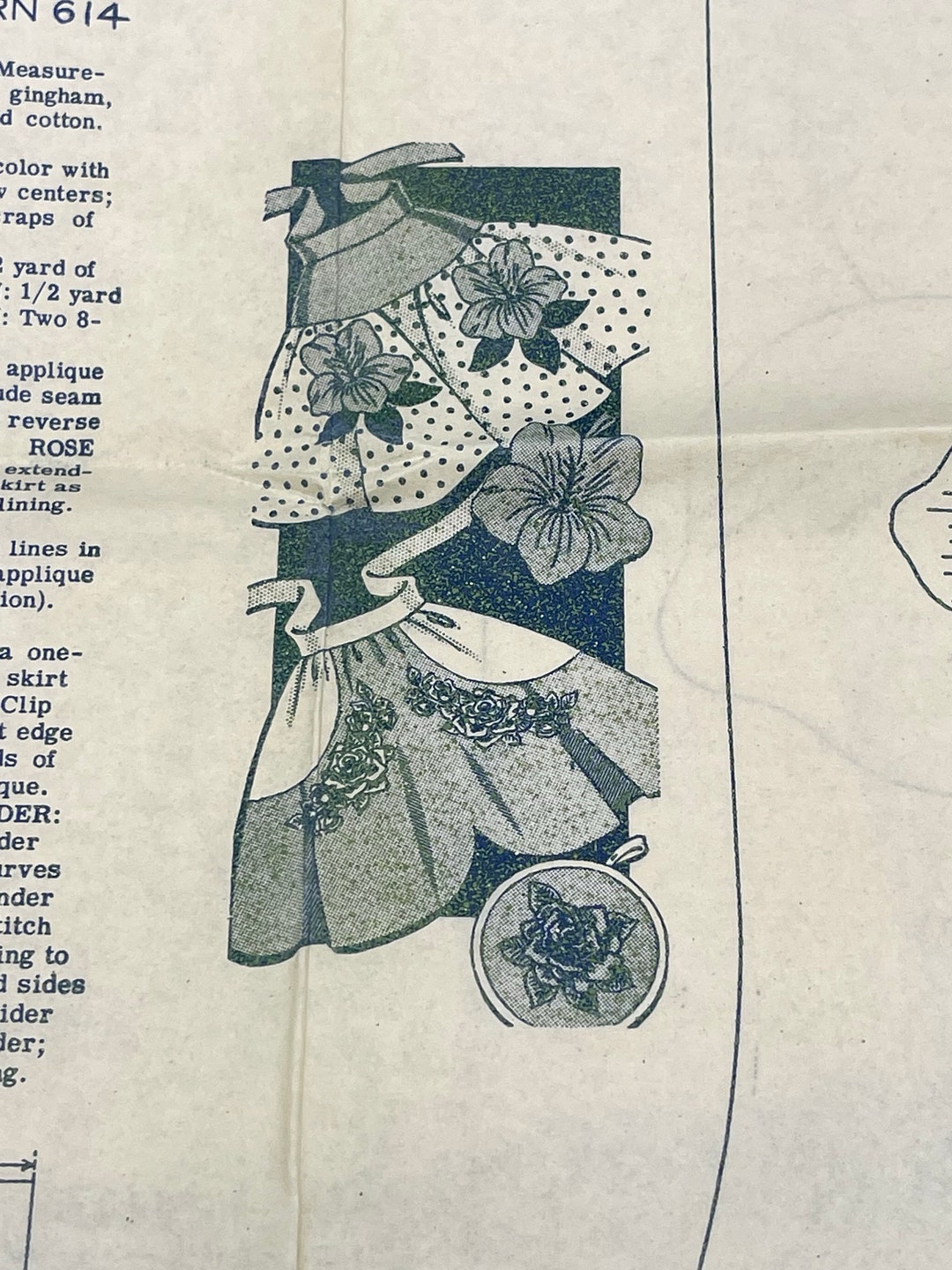 Apron Pattern Laura Wheeler Design Vintage Embroidery and Transfer ...