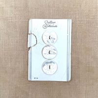 Sale!! 35 Black Glass With Silver Luster Buttons, National Button ...