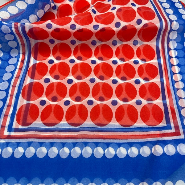 Red White Blue Scarf - Etsy