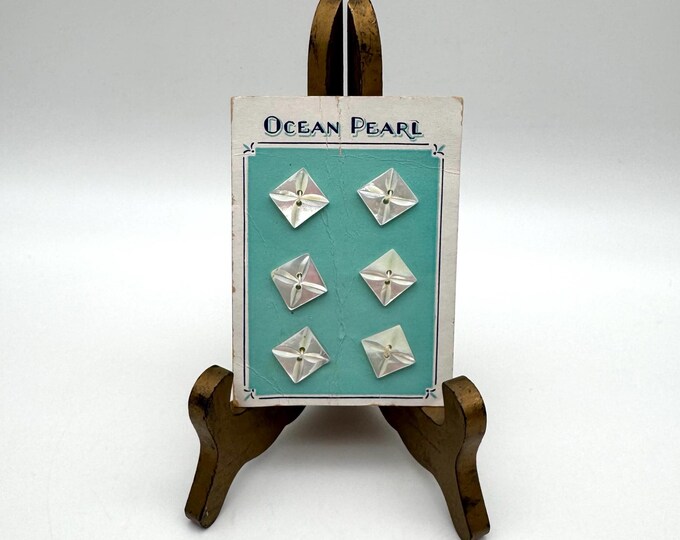 Mother of Pearl Buttons, Button Card, Ocean Pearl, 39 Cents, Sewing ...