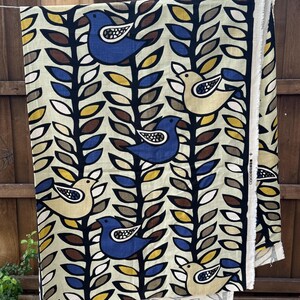 Kas Richloom Modernist Bluebird, Upholstery Drapery Fabric, Screen ...