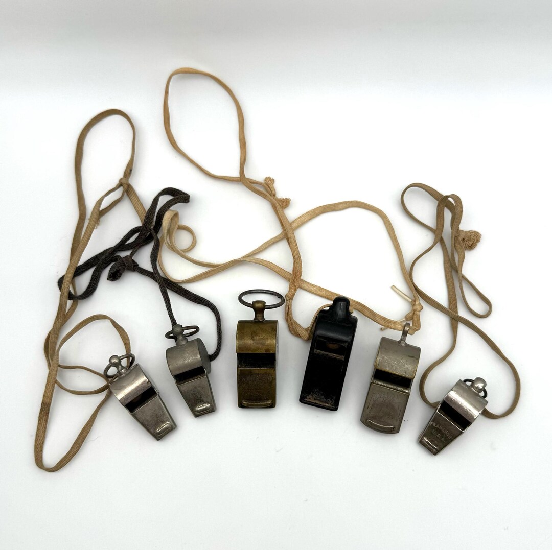Vintage Referee Whistles, Collection of Umpire Whistles, Set of 6 - Etsy
