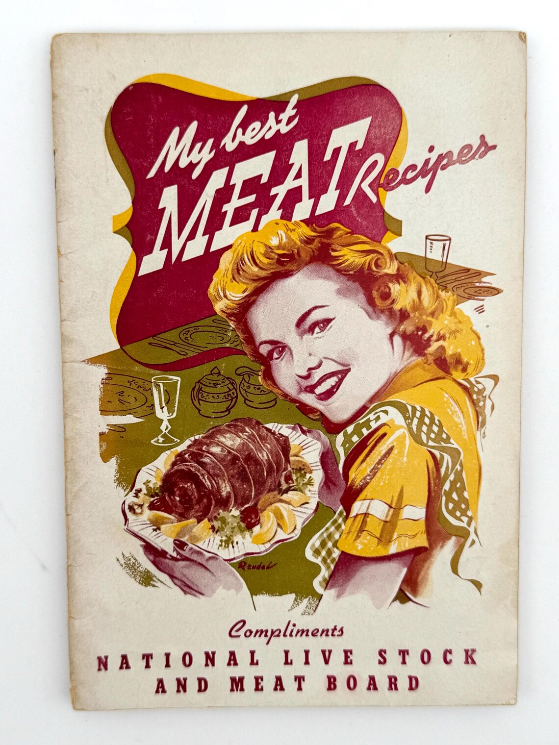 Advertising Recipe Booklets, National Livestock and Meat Board, Vintage ...
