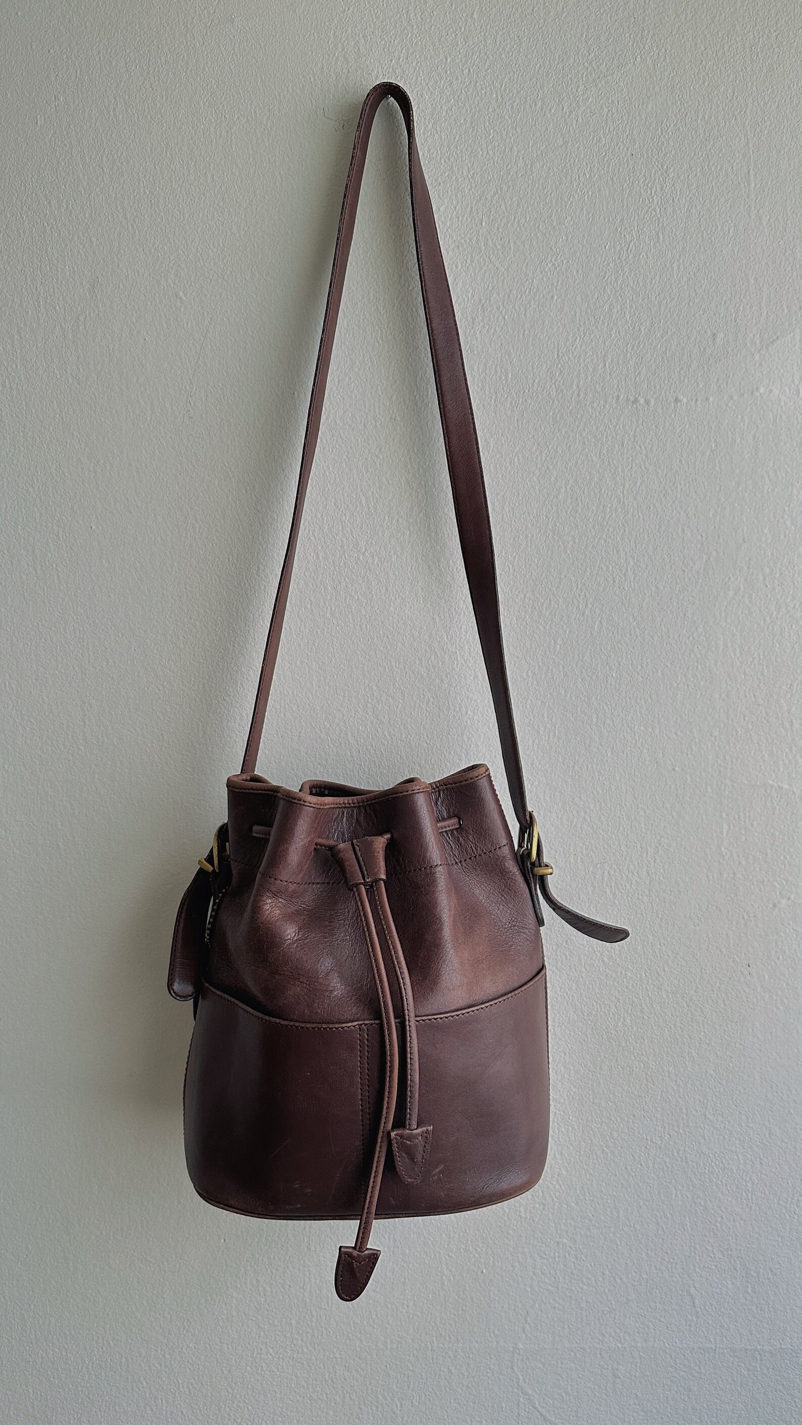 Real Vintage Coach Legacy Zip Hobo Drawstring Bucket Bag Crossbody ...
