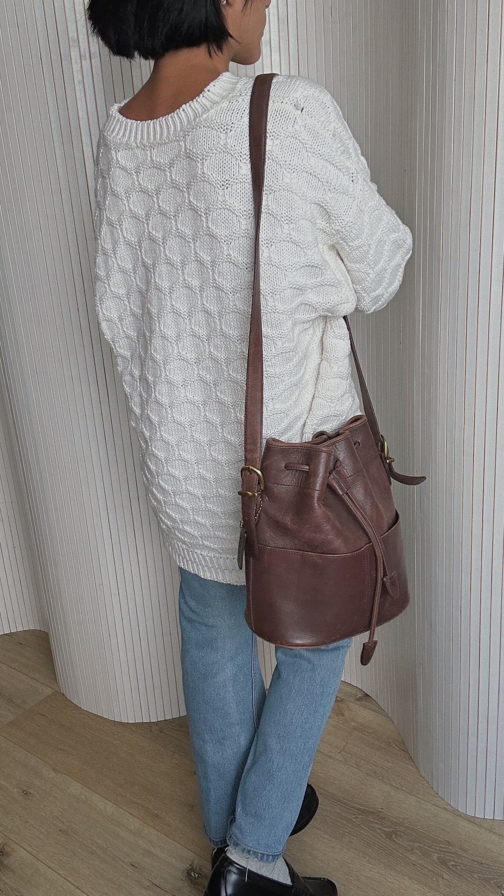 Real Vintage Coach Legacy Zip Hobo Drawstring Bucket Bag Crossbody ...