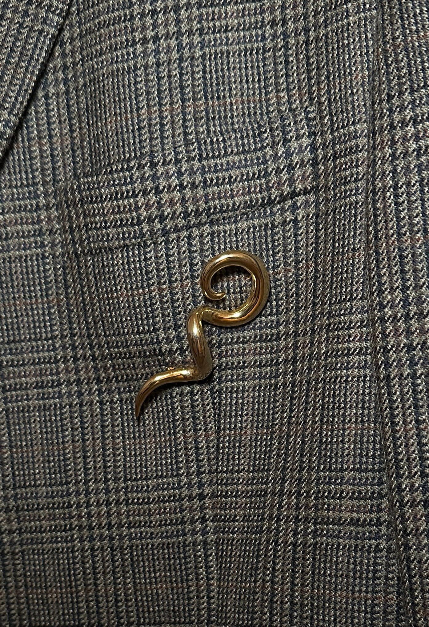 Vintage Gold Swirl Spiral Brooch 1990s 1980s - Etsy