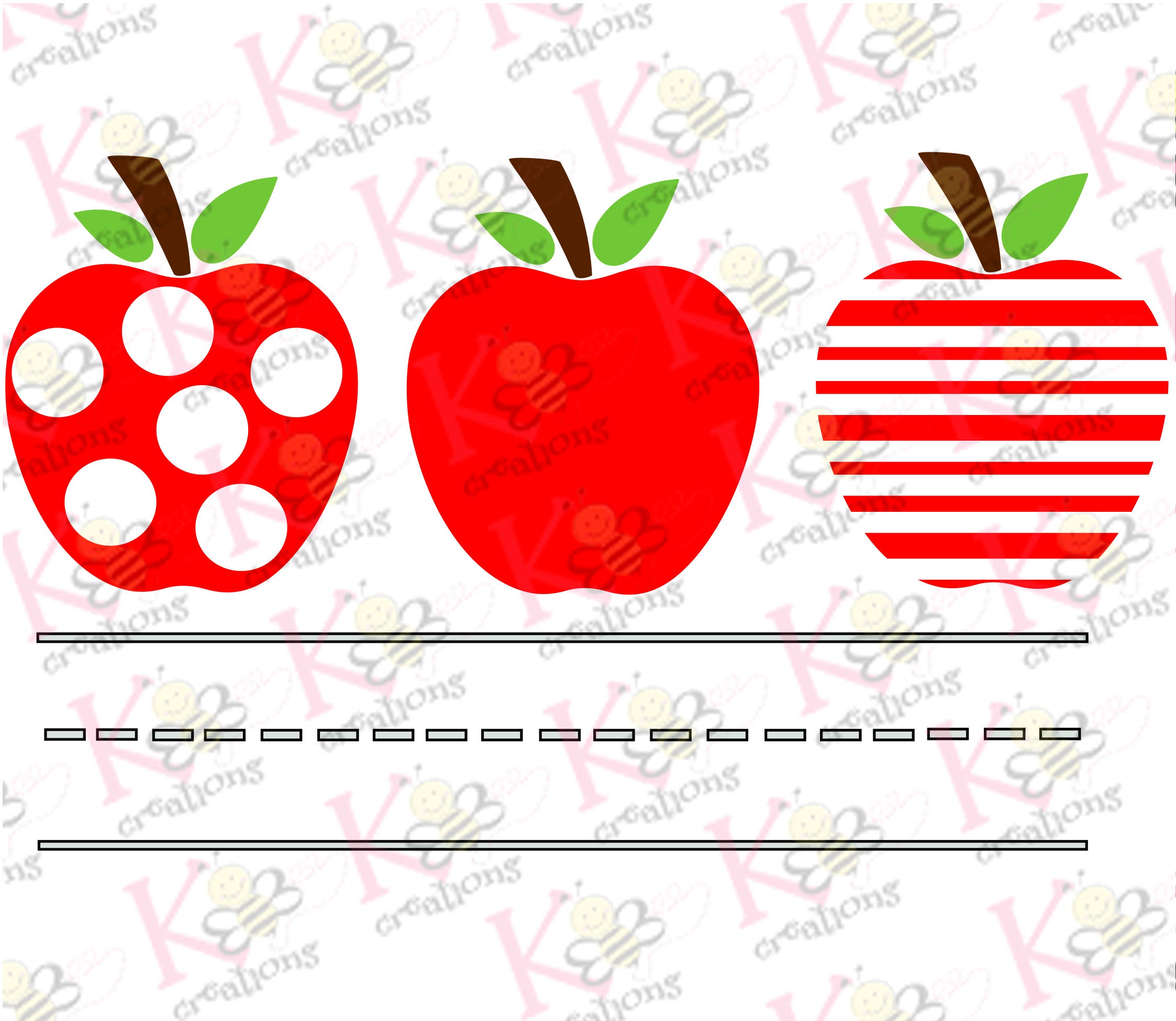 School Apple Name Plate SVG - Etsy