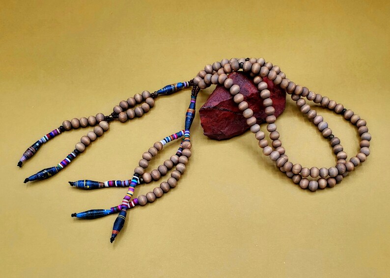 Larger 8mm, Wood, Heishi Beads, Juzu Prayer Beads, Nichiren SGI ...