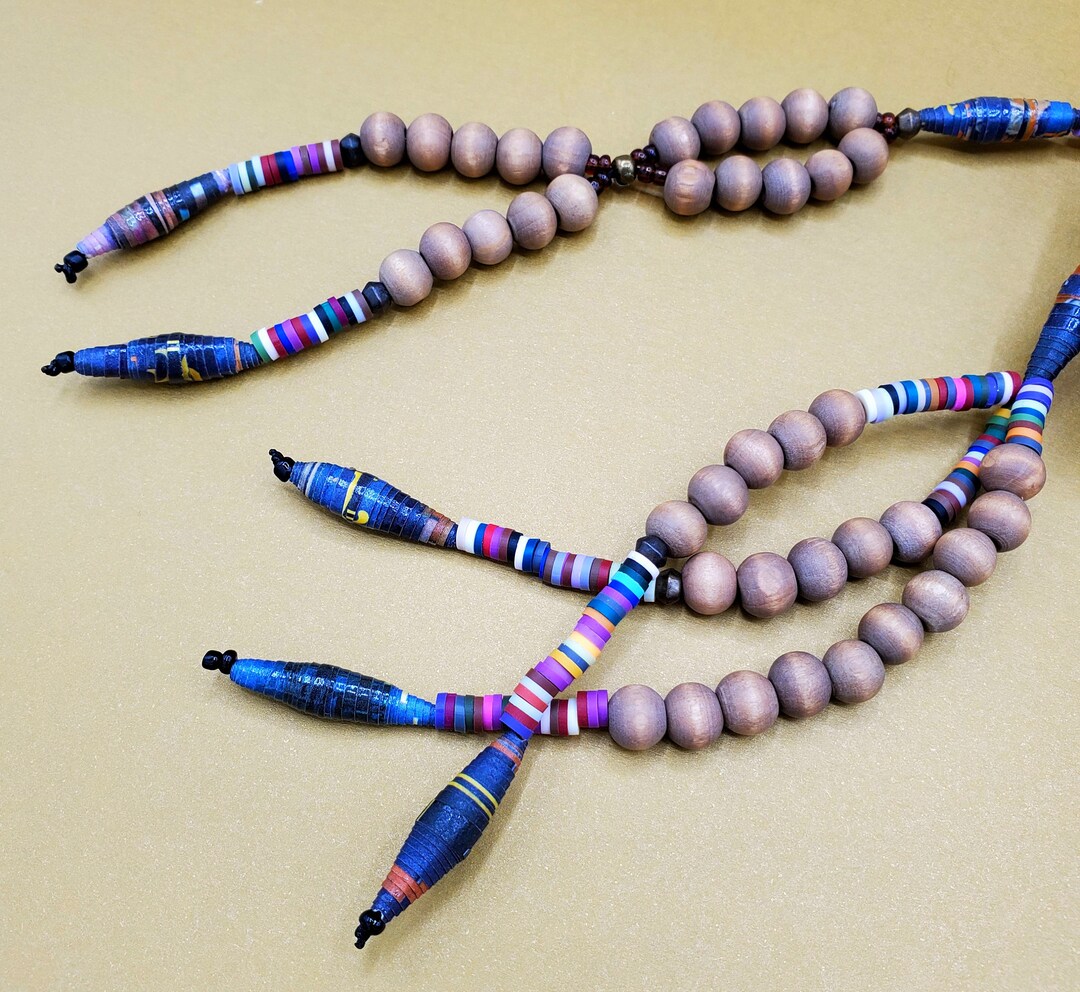 Larger 8mm, Wood, Heishi Beads, Juzu Prayer Beads, Nichiren SGI ...