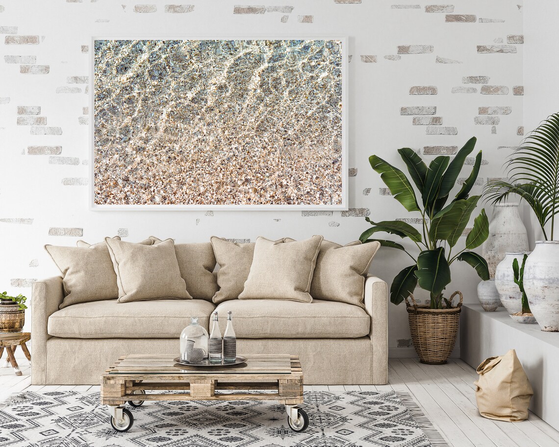 Abstract Water Photography, Large Fine Art Print Ocean Print, Beach ...