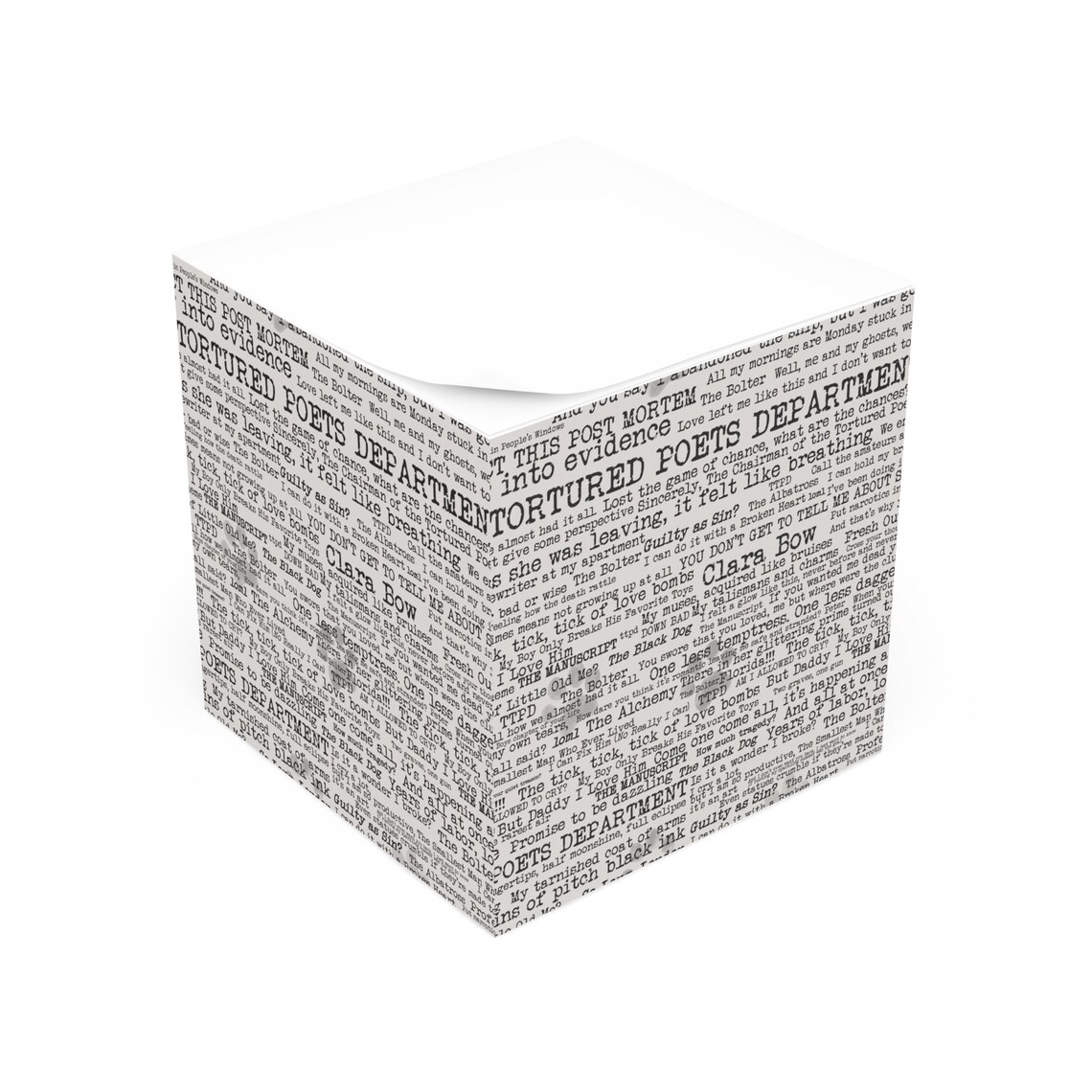 TTPD Note Cube - Etsy