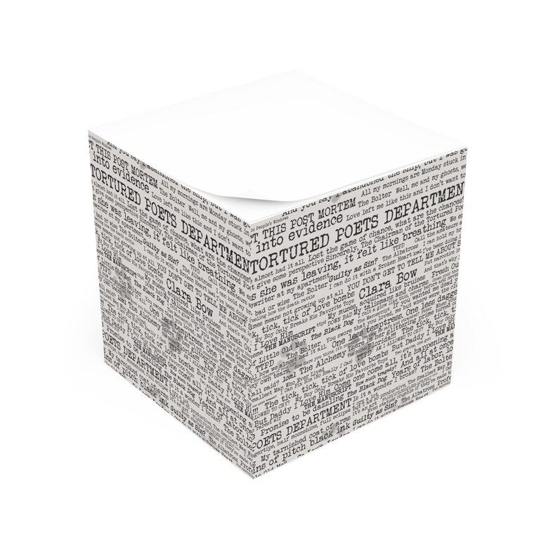 TTPD Note Cube - Etsy