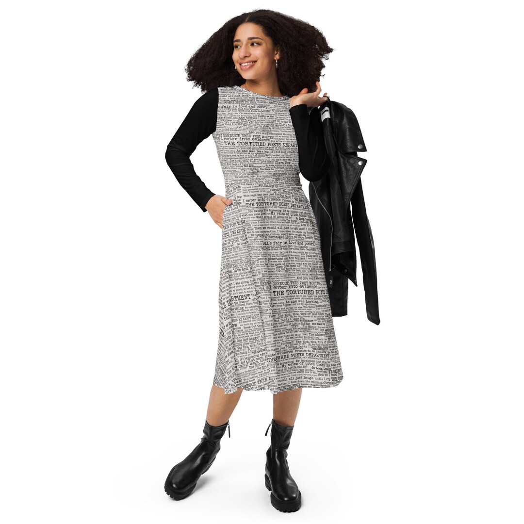 TTPD Long Sleeve Midi Dress - Etsy Australia