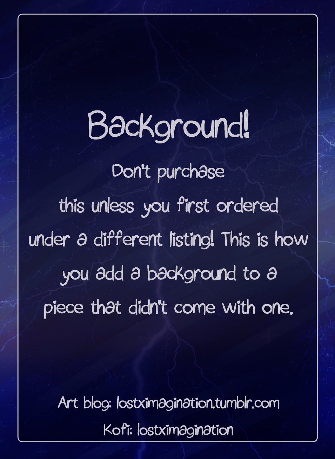 Addition: +background - Etsy