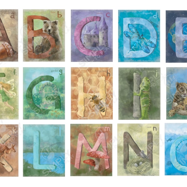 Montessori Alphabet - Etsy