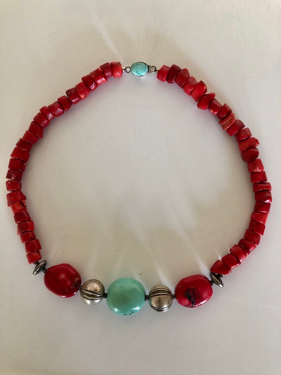 Vintage turquoise coral - Gem