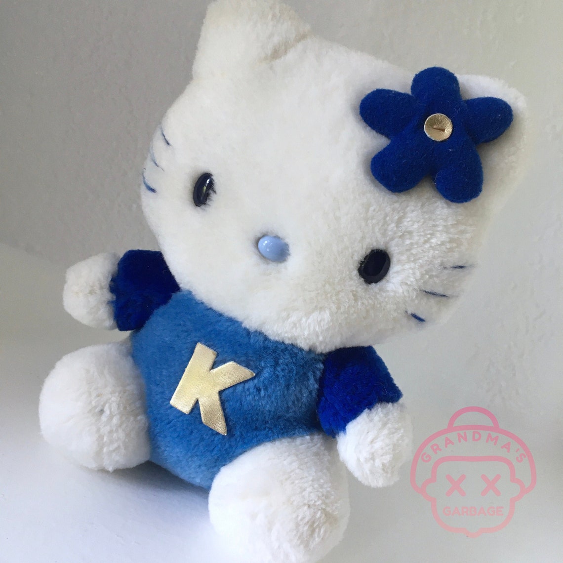 Hello Kitty Plush Vintage Sanrio Blue Color Series Stuffed Etsy