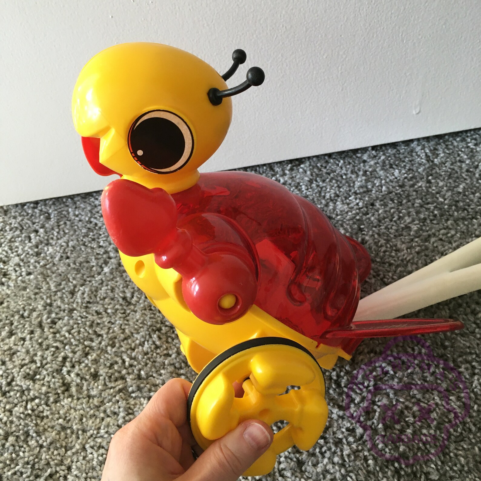 LIGHTNiNG BUG PUSH TOY // Very Rare Little Steps Steven Mfg | Etsy