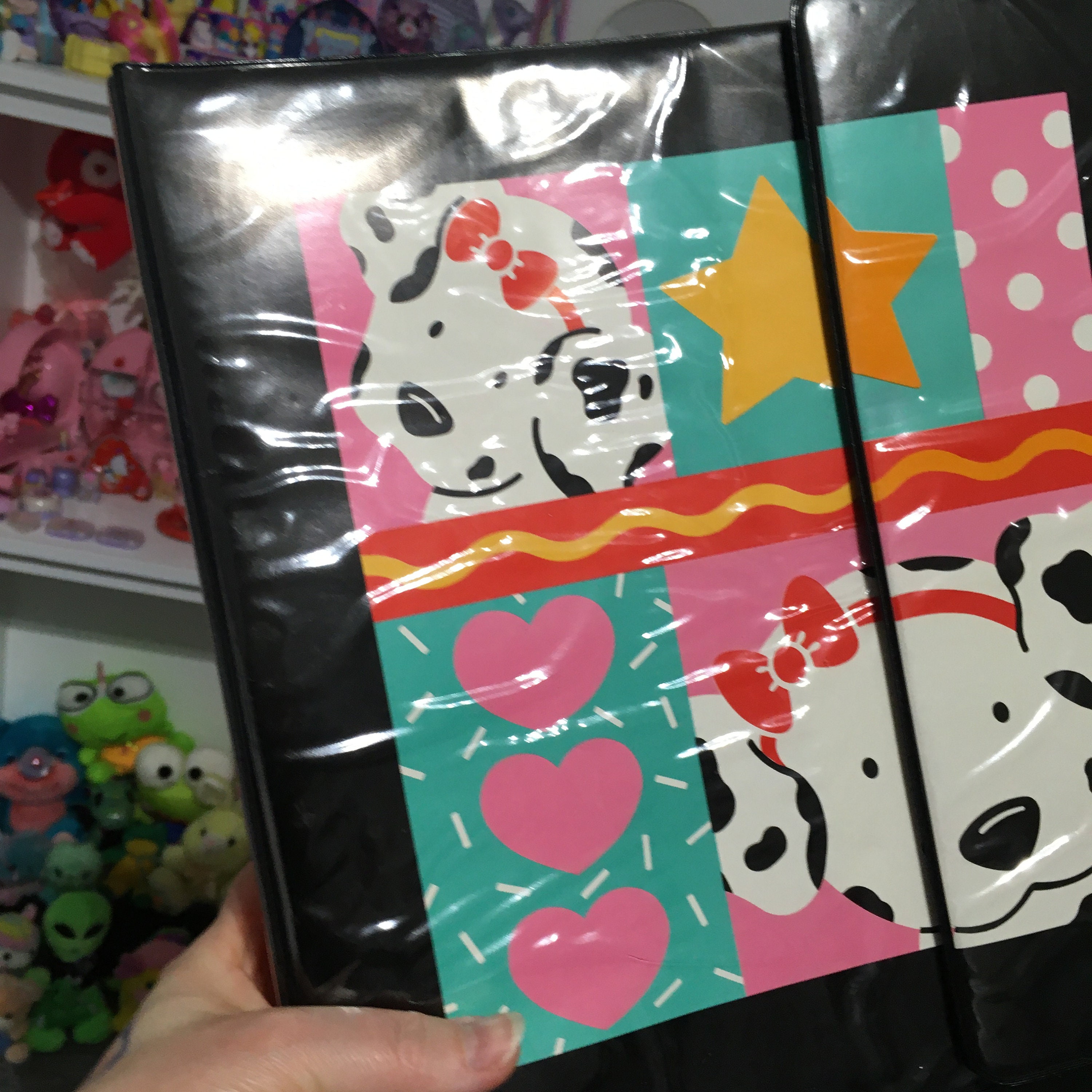 Office SPOTTIE DOTTIE BINDER // Vintage Sanrio Puffy Vinyl Trapper ...